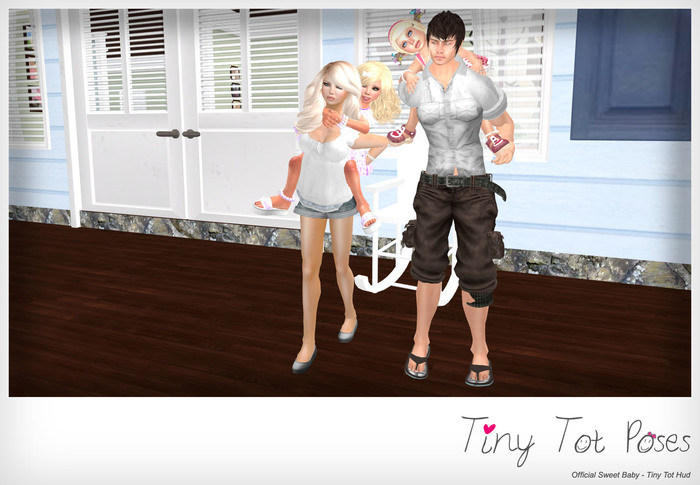 Second Life Marketplace - ** Tiny Tot Poses ** - 009 "Piggyback"